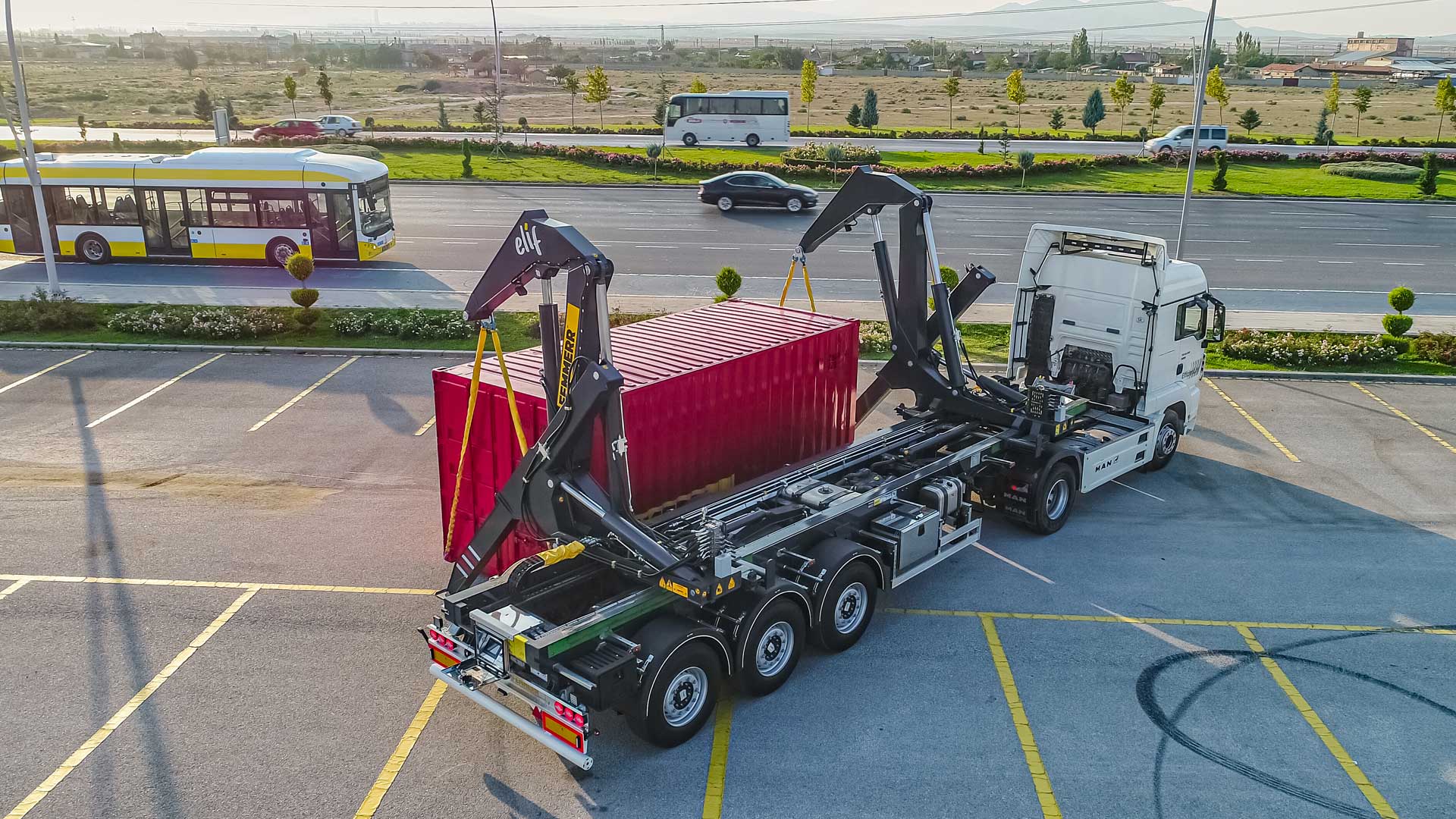 Side Lifter, Side Loader, Container Trailer, Swinglift